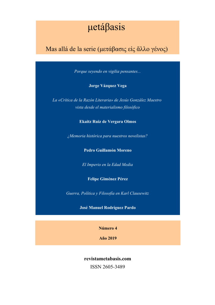 Metábasis. Número 4 (2019) – Revista Metábasis
